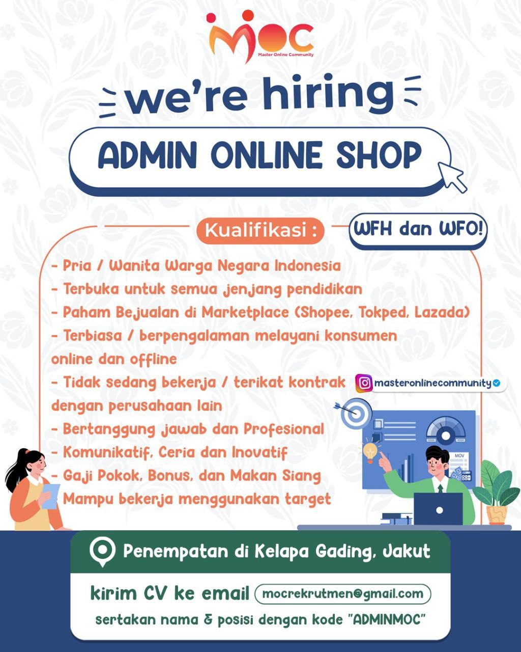 Admin Online Shop - MOC Karir