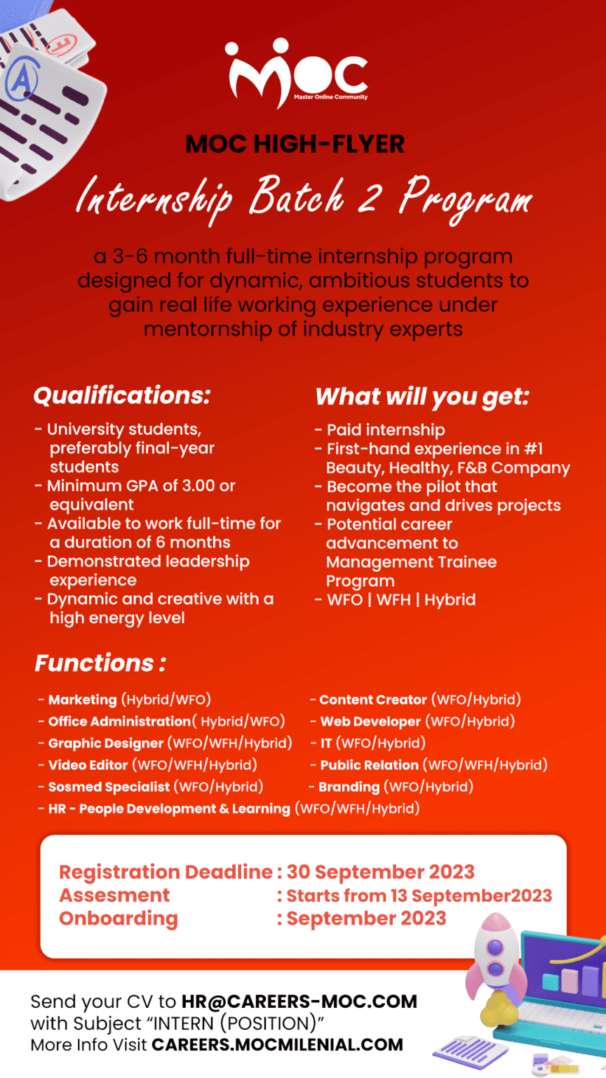 Internship MOC - MOC Karir